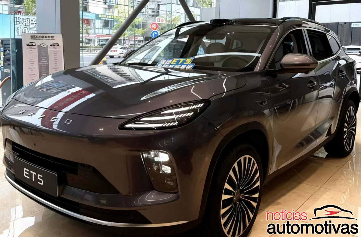 Chery Exeed ET5 chega com visual de Porsche para brigar com BYD Song L e promete 1.300 km de ...