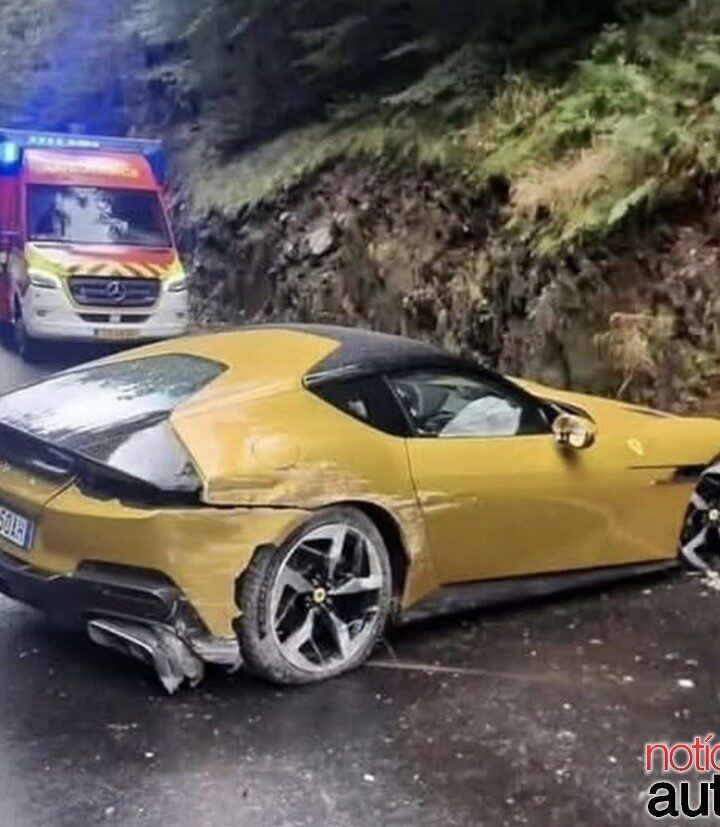 Nova Ferrari 12Cilindri já tem seu primeiro acidente registrado, foi no ...