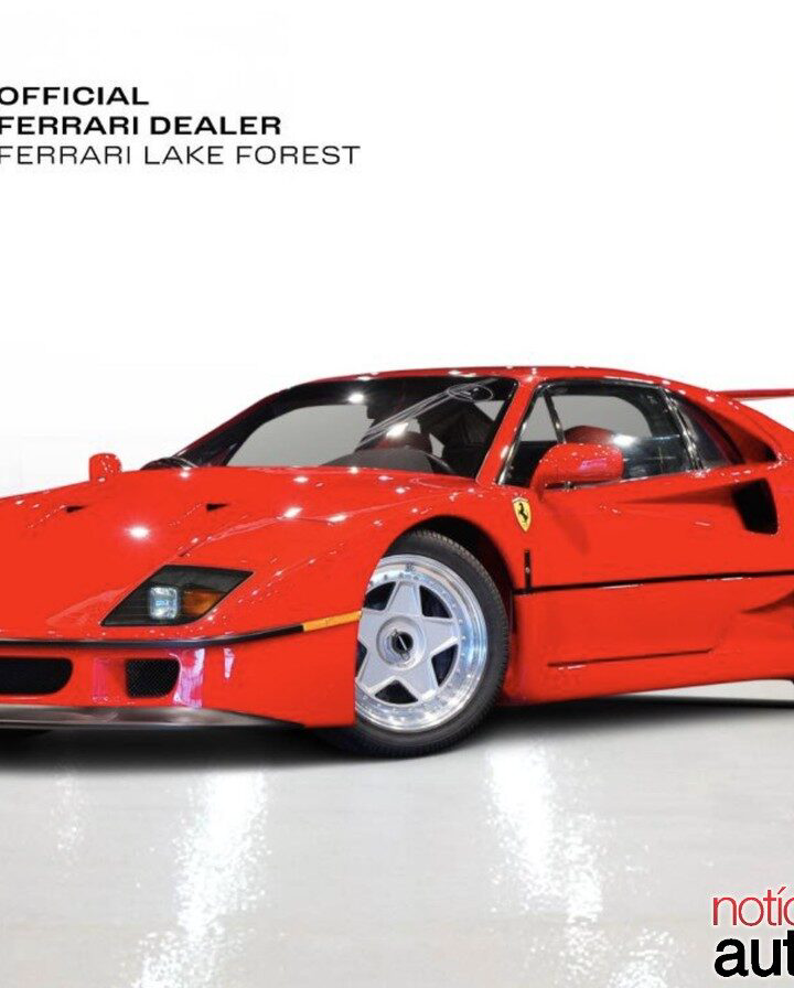 Valor da Ferrari F40 explodiu nos últimos anos, prova é essa unidade do ...