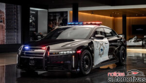 Lucid divulga versão policial de seu carro elétrico Air, com rodas de ...