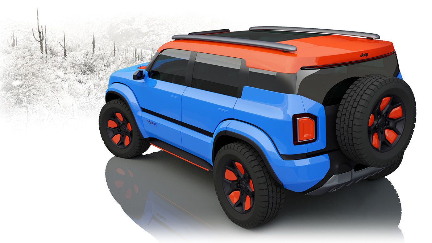 Próximo Jeep Renegade elétrico: projeção exclusiva