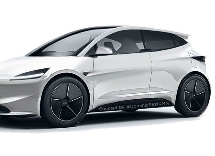 Projeção: compacto Tesla Q é simpático e tem até configurador